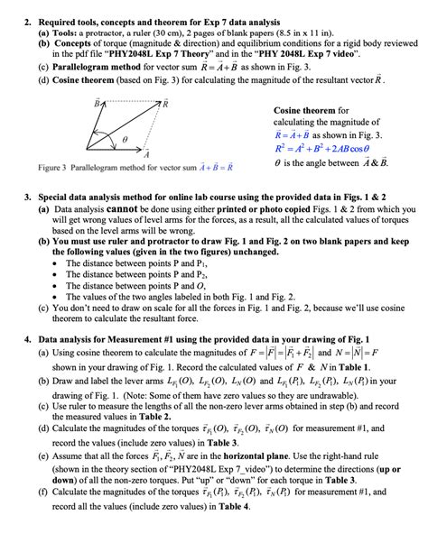 Provided Data For Exp7 And Instructions For Data Chegg Com