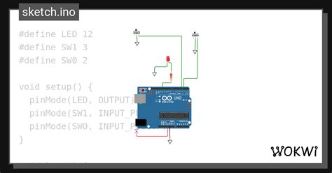 Led3 Wokwi Esp32 Stm32 Arduino Simulator