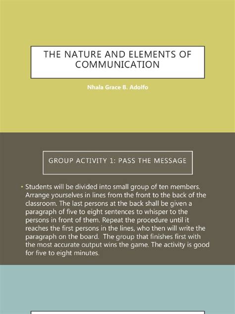 Oral Communication Lesson 1 Pdf