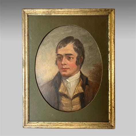 Portrait Oil Painting Of Robert Burns In Oil Paintings