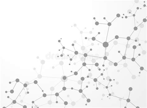 Molecular Structure Scientific Square Template Stock Vector Illustration Of Circle Element