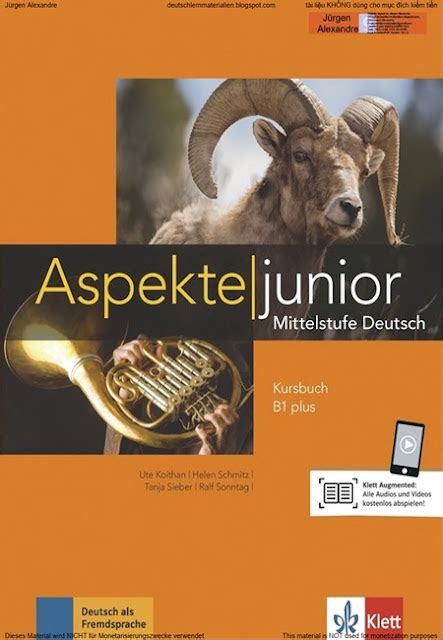 ASPEKTE JUNIOR B PLUS KURSBUCH Free PDF Books