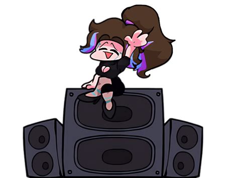 Fnf Executive Distortion Girlfriend Cheer By Shadowfan0001 On
