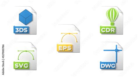 File Format Extensions Svg Eps Cdr 3ds Dwg File Format Design