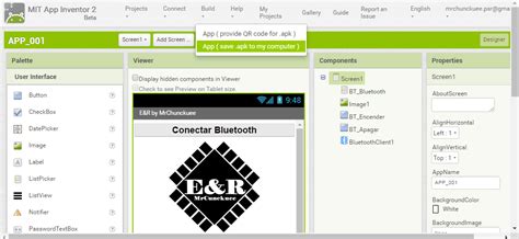 APP Inventor Encender y apagar un LED vía bluetooth