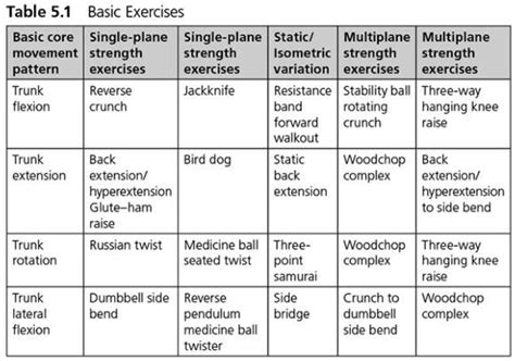 Moving From Simple To Complex Core Exercises Problem Solution Essay