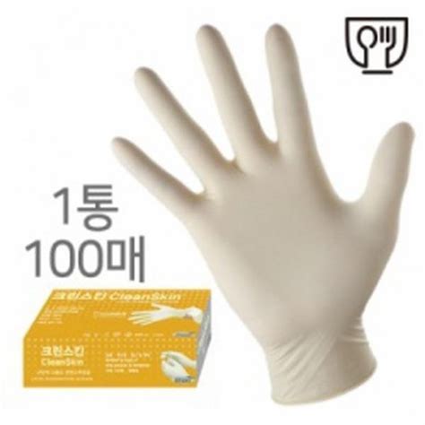 크린스킨 라텍스 고무장갑 100매 [s] 홈플러스 택배배송