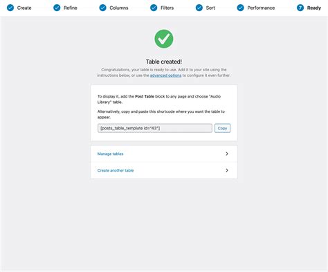 wordpress table plugin list posts pages and custom post types