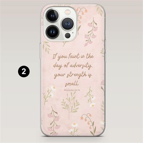 Bible Verse Phone Case Christian Catholic Faith Cover For Iphone 16 Pro