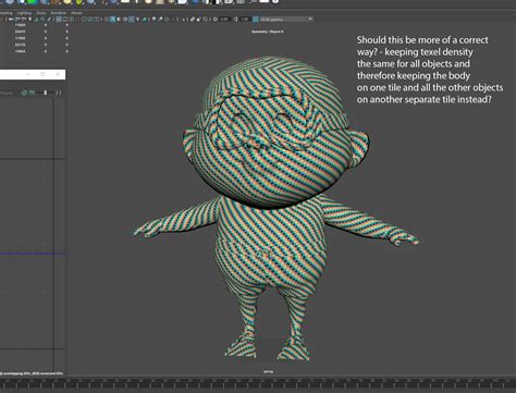 Texel Density Help — Polycount