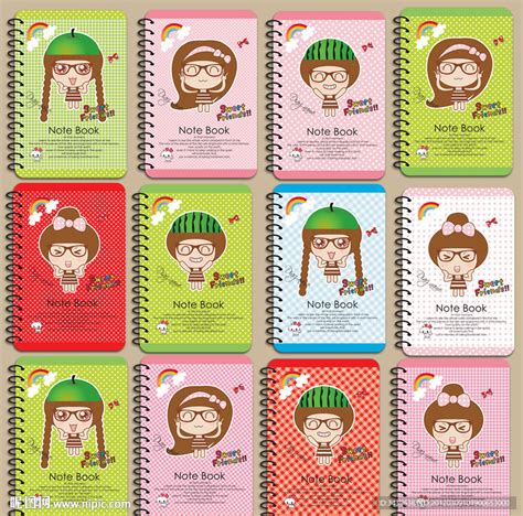 卡通本本设计图 画册设计 广告设计 设计图库 昵图网