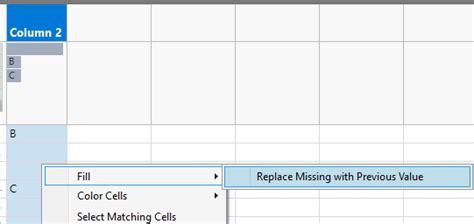 Fill Missing Cells Jmp User Community