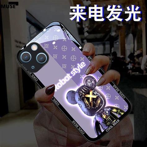 【3cmuse】iphone 13 發光手機殼 玻璃殼 I13 I12 I11 Promax 來電發光手機殼 Xsmax 蝦皮購物