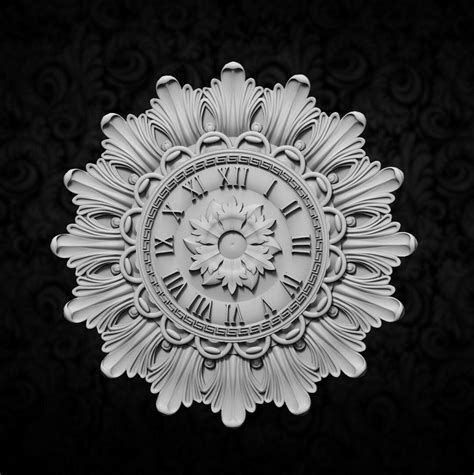 Clock For Cnc 3d Stl Model Cnc Router Engraver Artcam Aspire Cnc