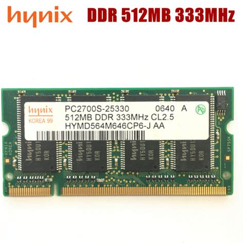 Hynix Ddr1 Ddr 512mb 333mhz โน้ตบุ๊ค Pc 2700s Sodimm แรม Intel For Amd Pc2700s โซลิดสเตทไดรฟ์