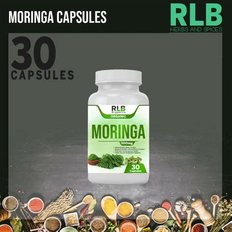 Moringa Capsules 30 Pcs Antioxidant And Immune System Booster Herbal Food
