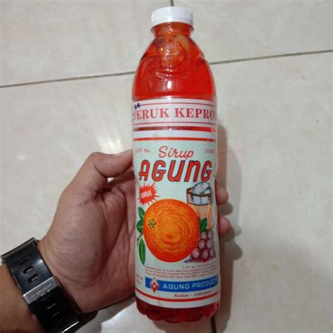 Sirup AGUNG Rasa Jeruk Keprok ASLI KUDUS 600ML REPACK REFIIL Lazada