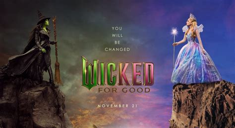 Wicked For Good Glinda And Elphaba Stand Opposed On First Official