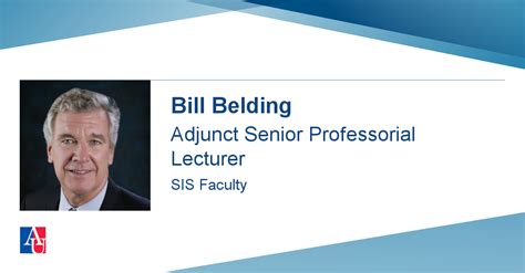 Faculty Profile William Belding School Of International Service American University