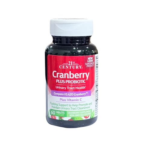 21st Century Cranberry Plus Probiotic 60 Tablets