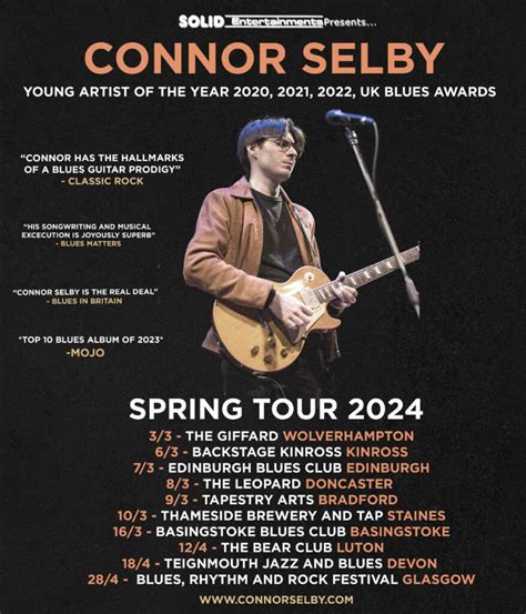 Connor Selby Headline Tour Ramzine