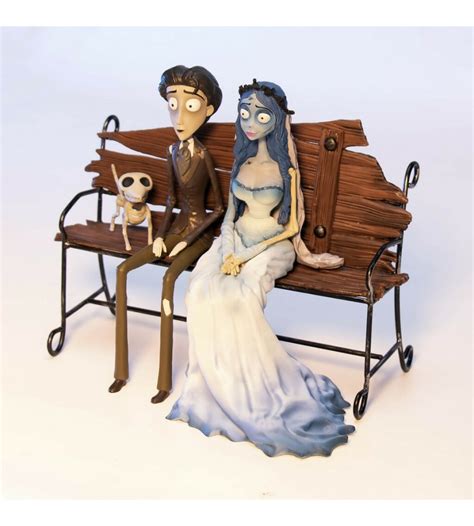 Corpse Bride Victor Emily And Zero Pvc Statue Visiontoys