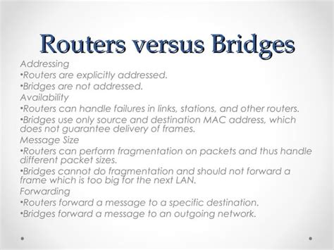 Networking And Internetworking Devices