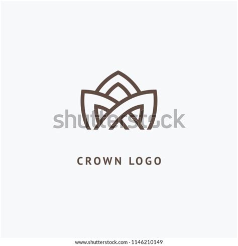 Abstract Vetor Crown Logo Vector Design Stock Vector Royalty Free