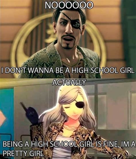Yakuza 5 Video Game Fan Art Silly Memes Tomfoolery Kiryu He Loves