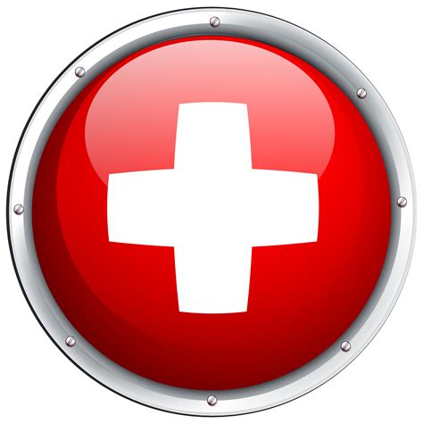 Flag Of Switzerland In Round Icon 447262 Vector Art At Vecteezy