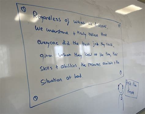 Jon Mcnestrie On Linkedin Putting Norm Kerths Agile Prime Directive