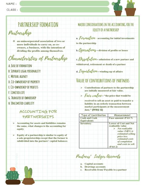 Partnership Formation Pdf Equity Finance Partnership