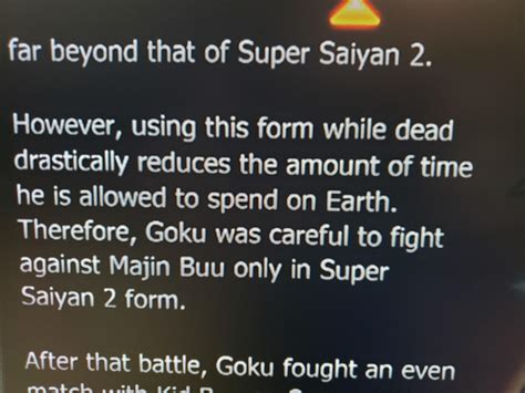 So Raging Blast 2 Has An Error In Gokus Character Profile Rdbz