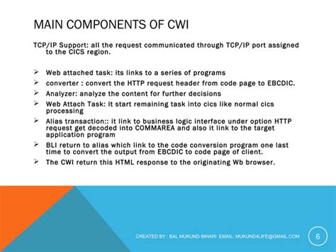 Cics Web Interface New Ppt