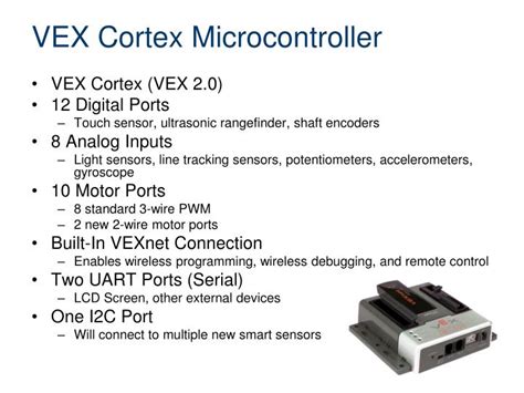 Ppt Vex Robotics Platform And Robotc Software Powerpoint Presentation Id2076646