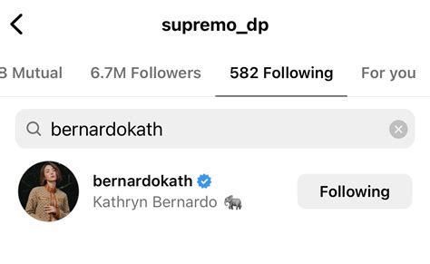 Kathryn Bernardo Unfollows Daniel Padilla Gillian Vicencio On IG