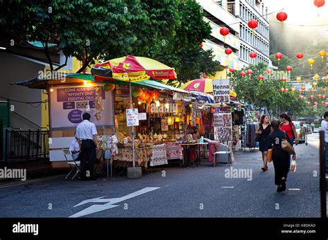 Streetscape In Chinatown One Of The Most Popular Areas Of The City For