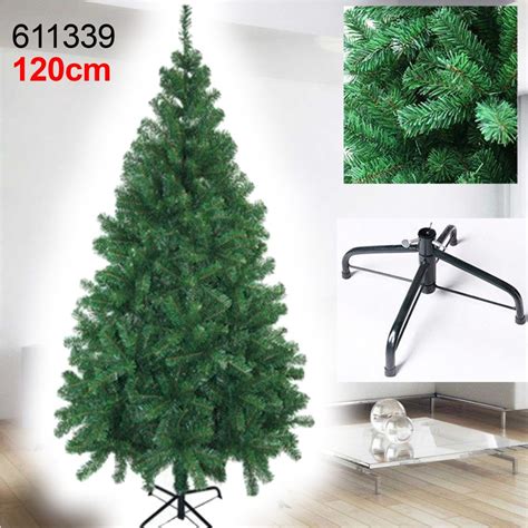 ALBERO DI NATALE 120 CM SUPER FOLTO EFFETTO PINO VERDE 300 RAMI CON