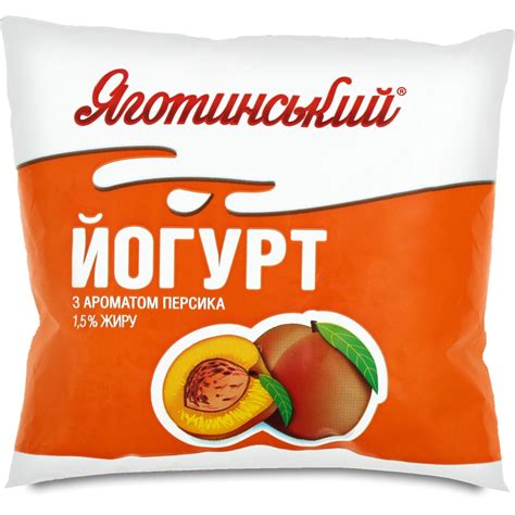 Йогурт Яготинський Персик 1.5% 400 г купити онлайн | замовити в ...