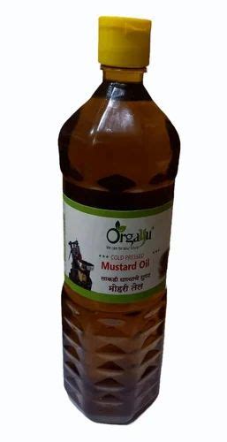 Lowers Cholesterol 1 L Orgayu Cold Pressed Mustard Oil At Rs 430litre