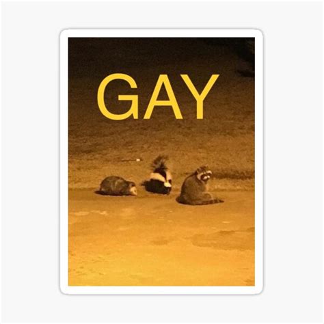 Gay Forrest Critters Sticker By Fanficgod Redbubble