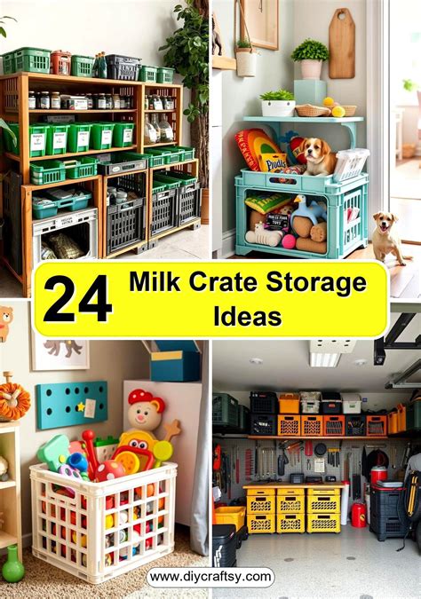 24 Milk Crate Storage Ideas For Organized And Affordable Solutions