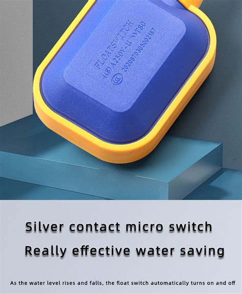 Square Float Switch Automatic Water Supply Controller Relay 2 3 4 5m Liquid Level Sensor Round