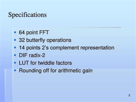 Ppt Reconfigurable Fft Architecture Powerpoint Presentation Free