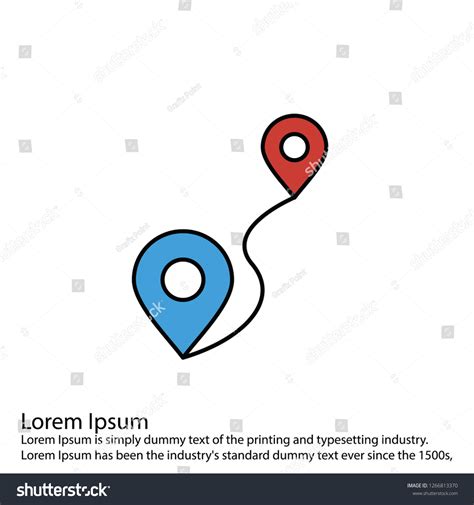 Vector Location Icon Stock Vector Royalty Free Shutterstock