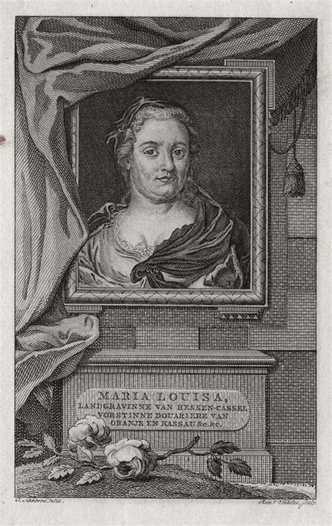 Maria Louisa Marie Luise Von Hessen Kassel 1688 1765 Nassau Dietz