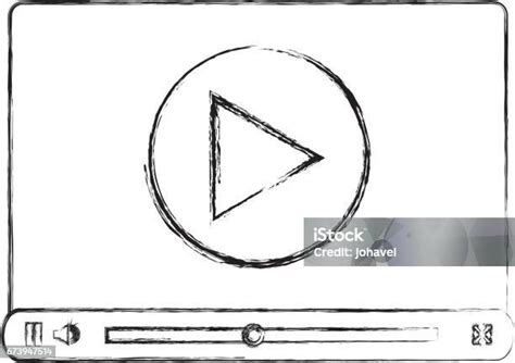 媒體播放機範本的圖示向量圖形及更多mp3播放機圖片 Mp3播放機 互聯網 器材 Istock