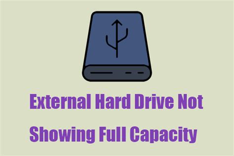 How To Fix External Hard Drive Not Showing Full Capacity