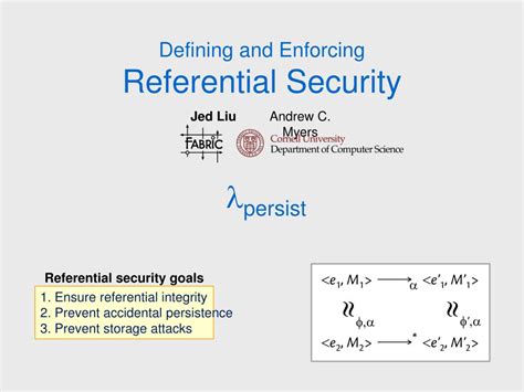 Ppt Defining And Enforcing Referential Security Powerpoint Presentation Id1901374