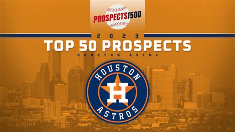 Houston Astros Top 50 Prospects 2023
